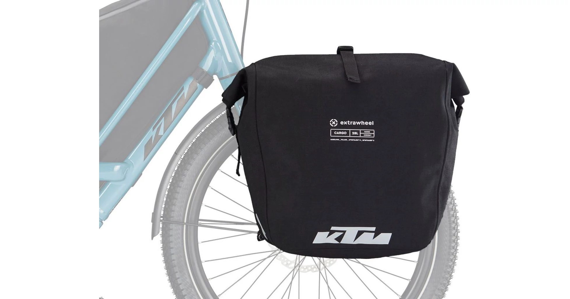 KTM Cargo-Bag XL 2x28L for Macina Multi Elektromos Kerékpár ...